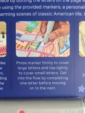 Melissa & Doug | Office | Lifelines Flowart Dotbyletter Americana Dot ...